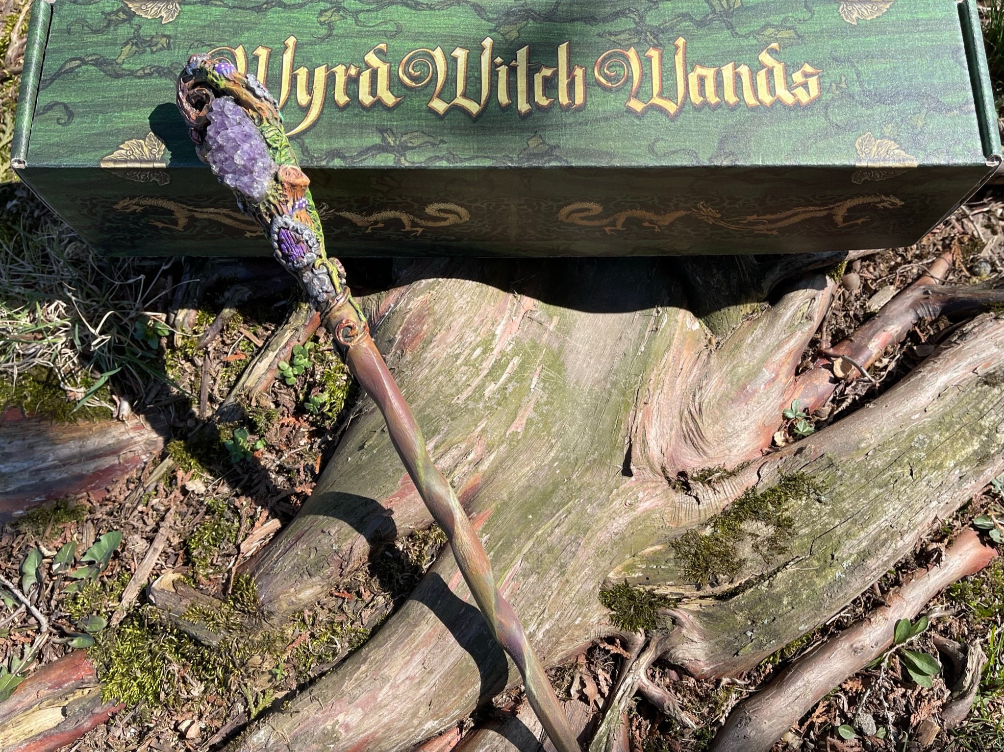 Magic Wand Amethyst Fairy Hut Wand Wyrd Witch Wands - Etsy