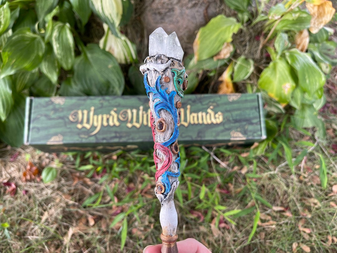 Magic Wand - Medieval Illumination Wand - Wyrd Witch Wands - Etsy