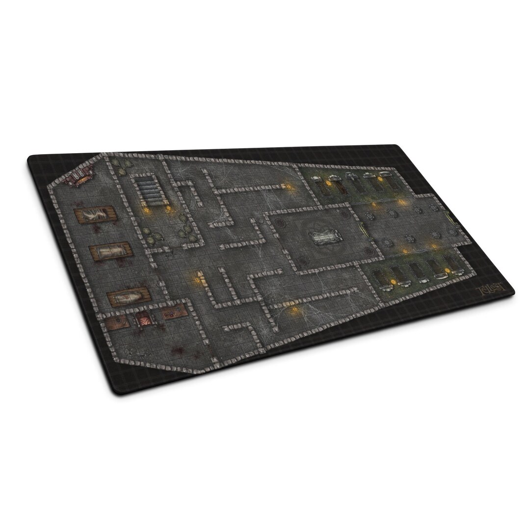 D&D Battlemap Necromancer's Crypt Tellest - Etsy