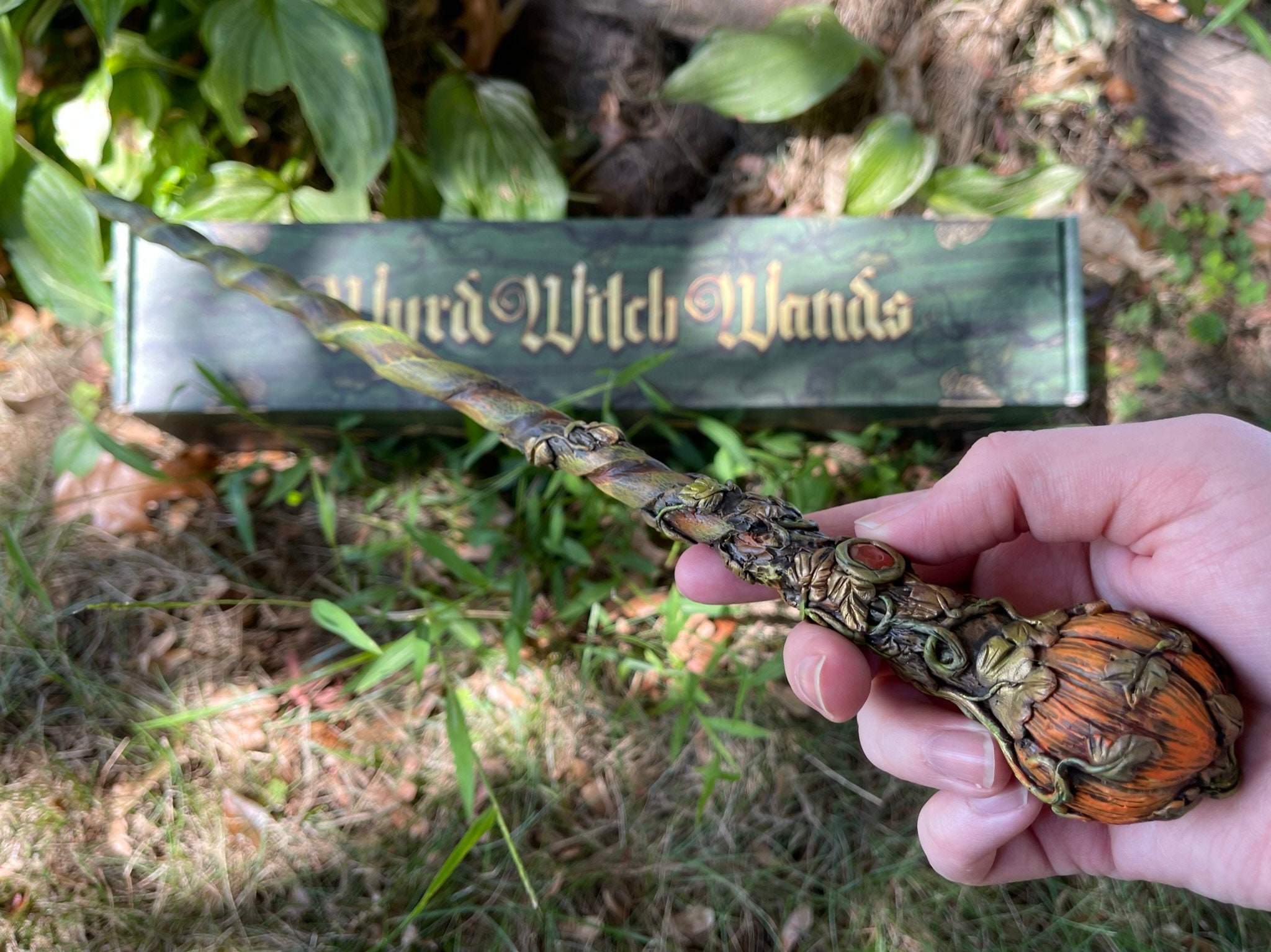 Magic Wand Enchanted Pumpkin Wand Wyrd Witch Wands - Etsy
