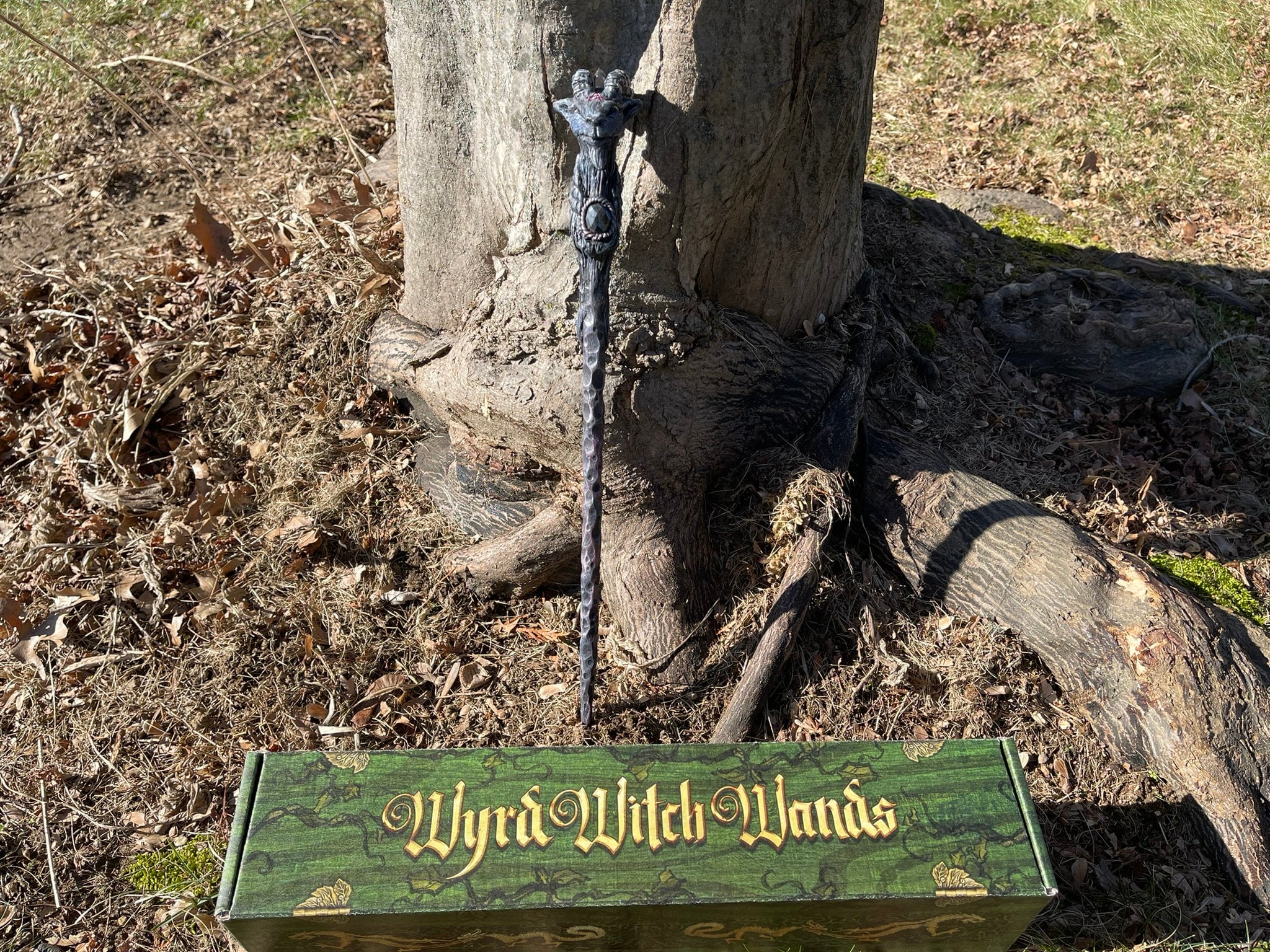 Magic Wand Baphomet Wand Wyrd Witch Wands - Etsy