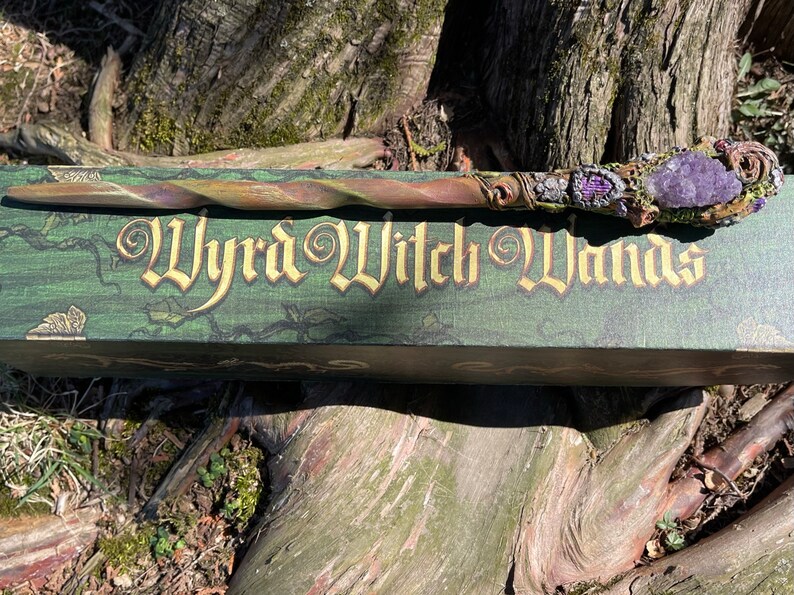 Magic Wand Amethyst Fairy Hut Wand Wyrd Witch Wands - Etsy