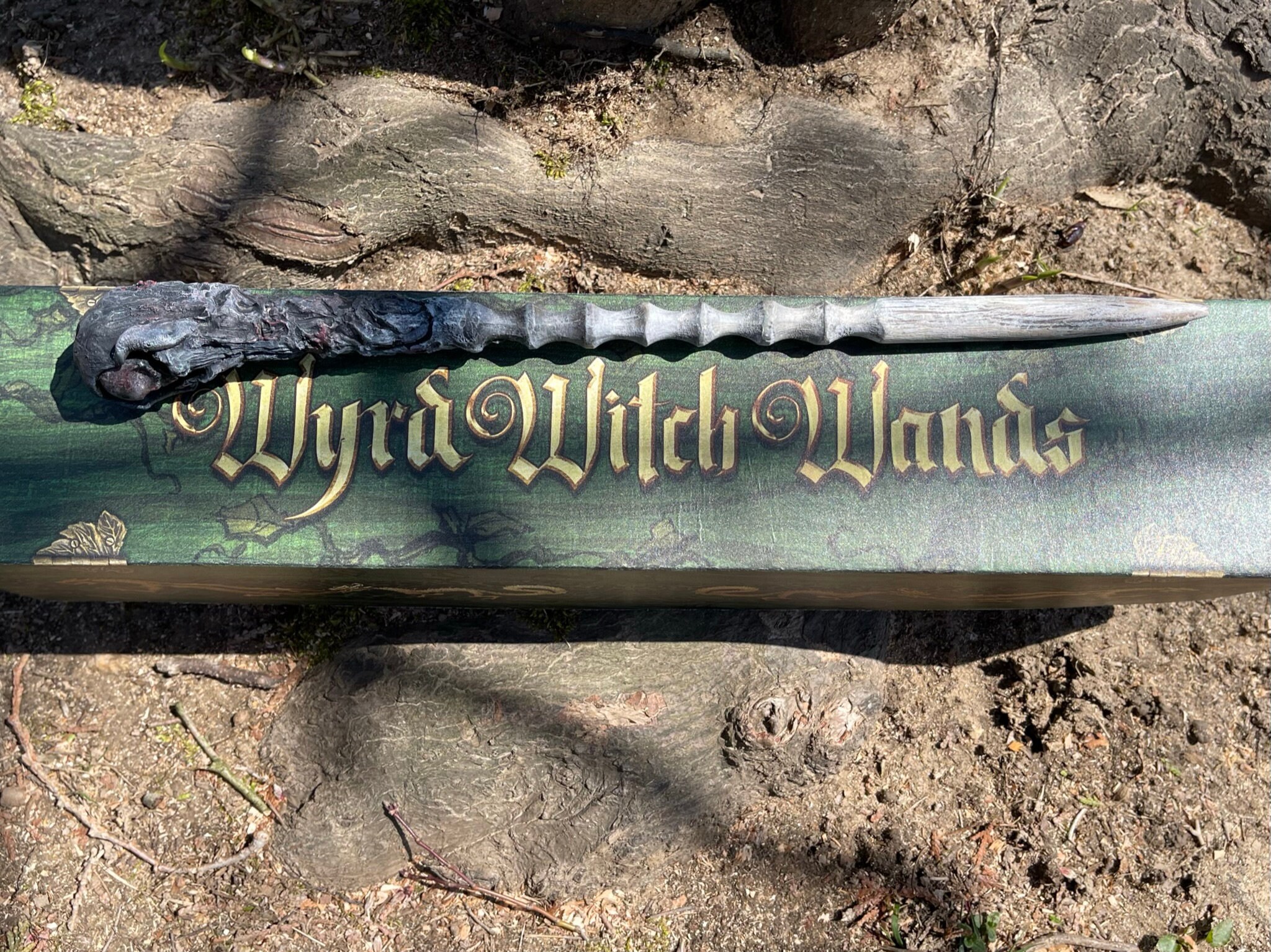 Magic Wand Shrouded Skull Wand Wyrd Witch Wands - Etsy