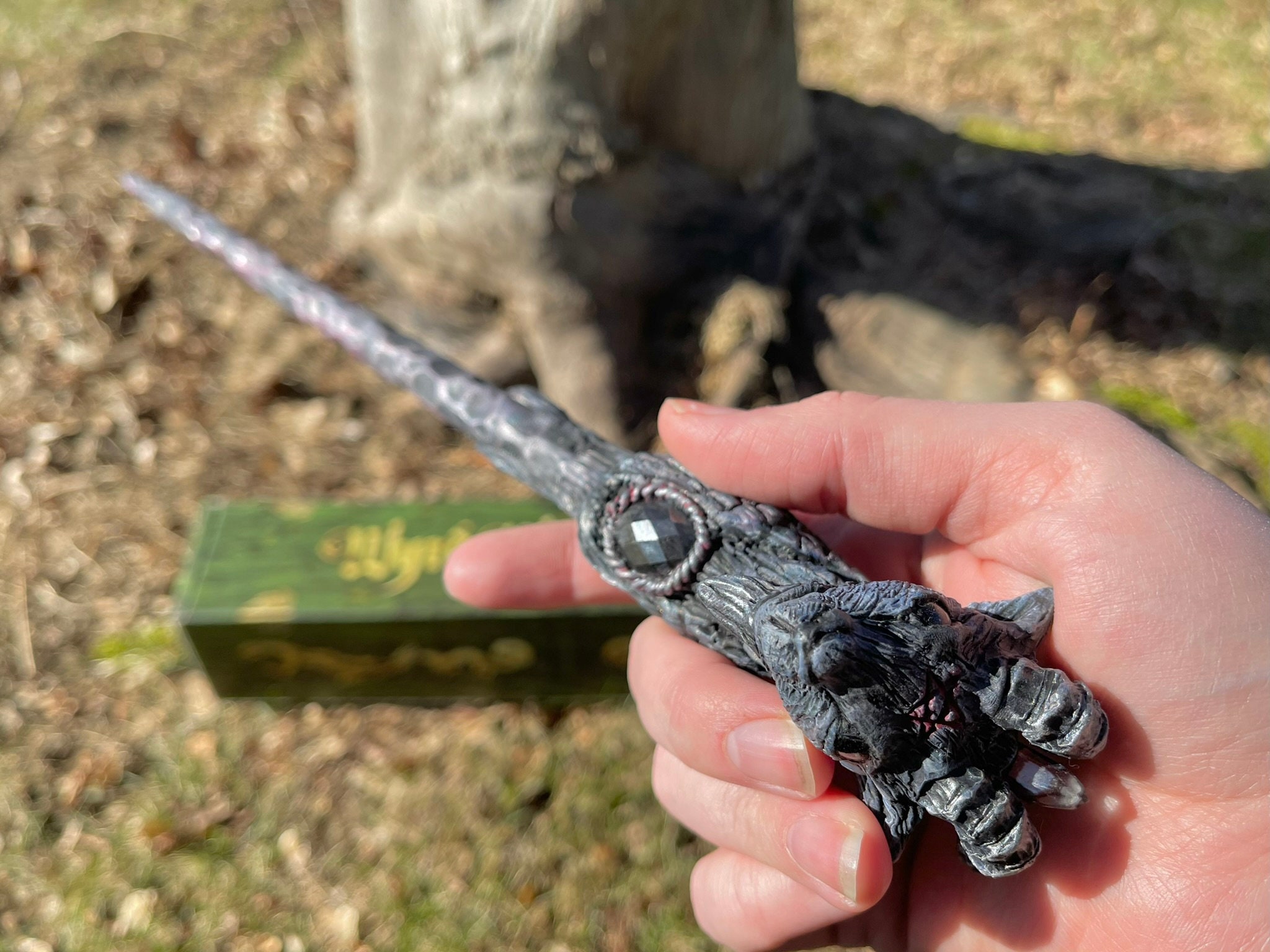 Magic Wand Baphomet Wand Wyrd Witch Wands - Etsy