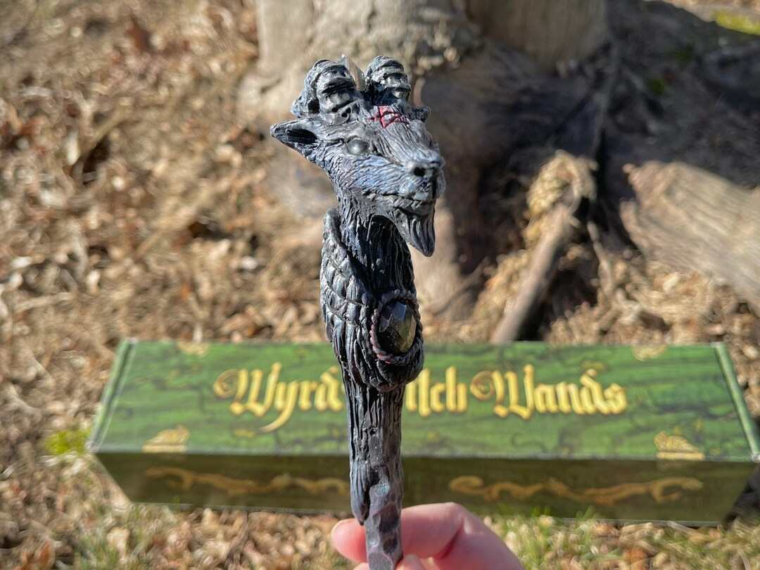 Magic Wand Baphomet Wand Wyrd Witch Wands - Etsy