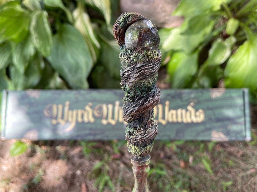 Magic Wand Garden Quartz Spiral Wand Wyrd Witch Wands - Etsy