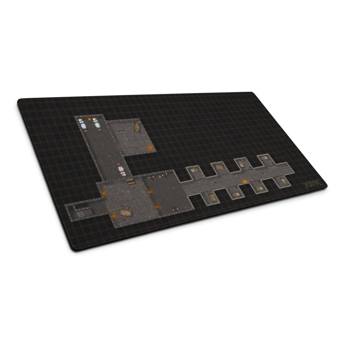 D&D Battlemap - Forgotten Keep West Wing Basement - Tellest - Etsy