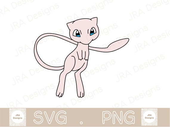 Mew SVG & PNG Pokemon SVG Cricut Cut File - Etsy India