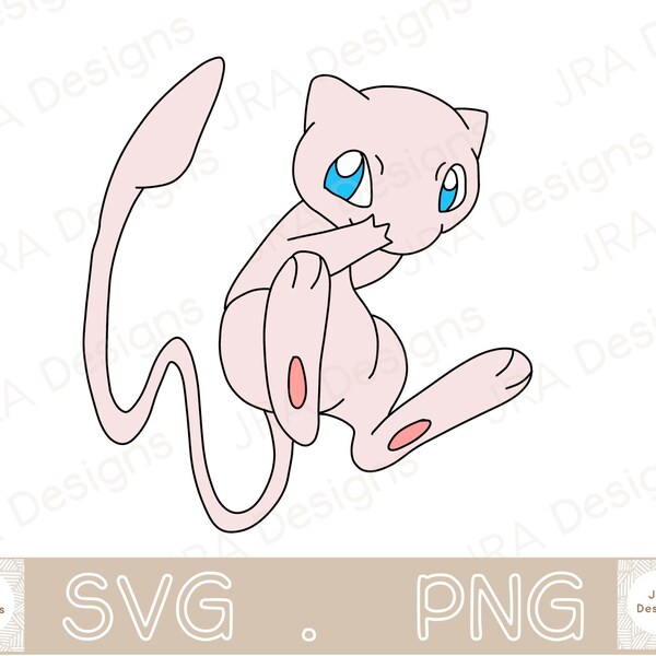 Mew Two Svg - Etsy