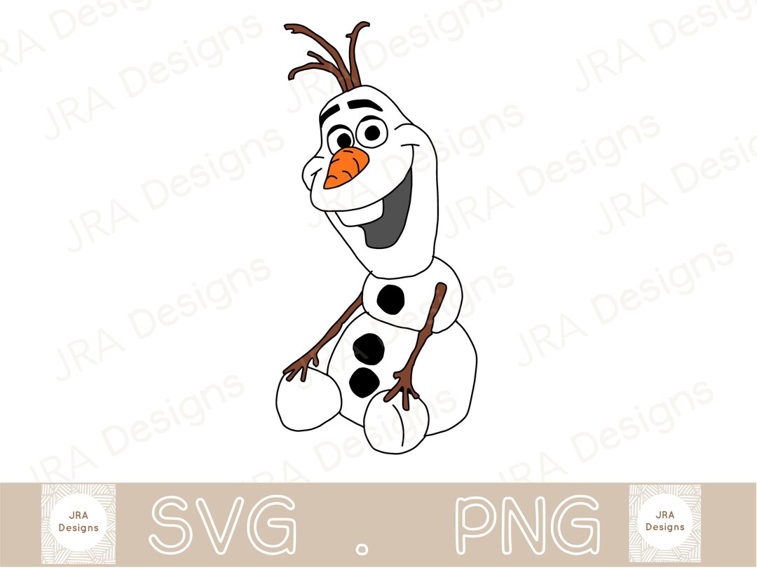 Olaf SVG & PNG - Cricut Cut File - Etsy