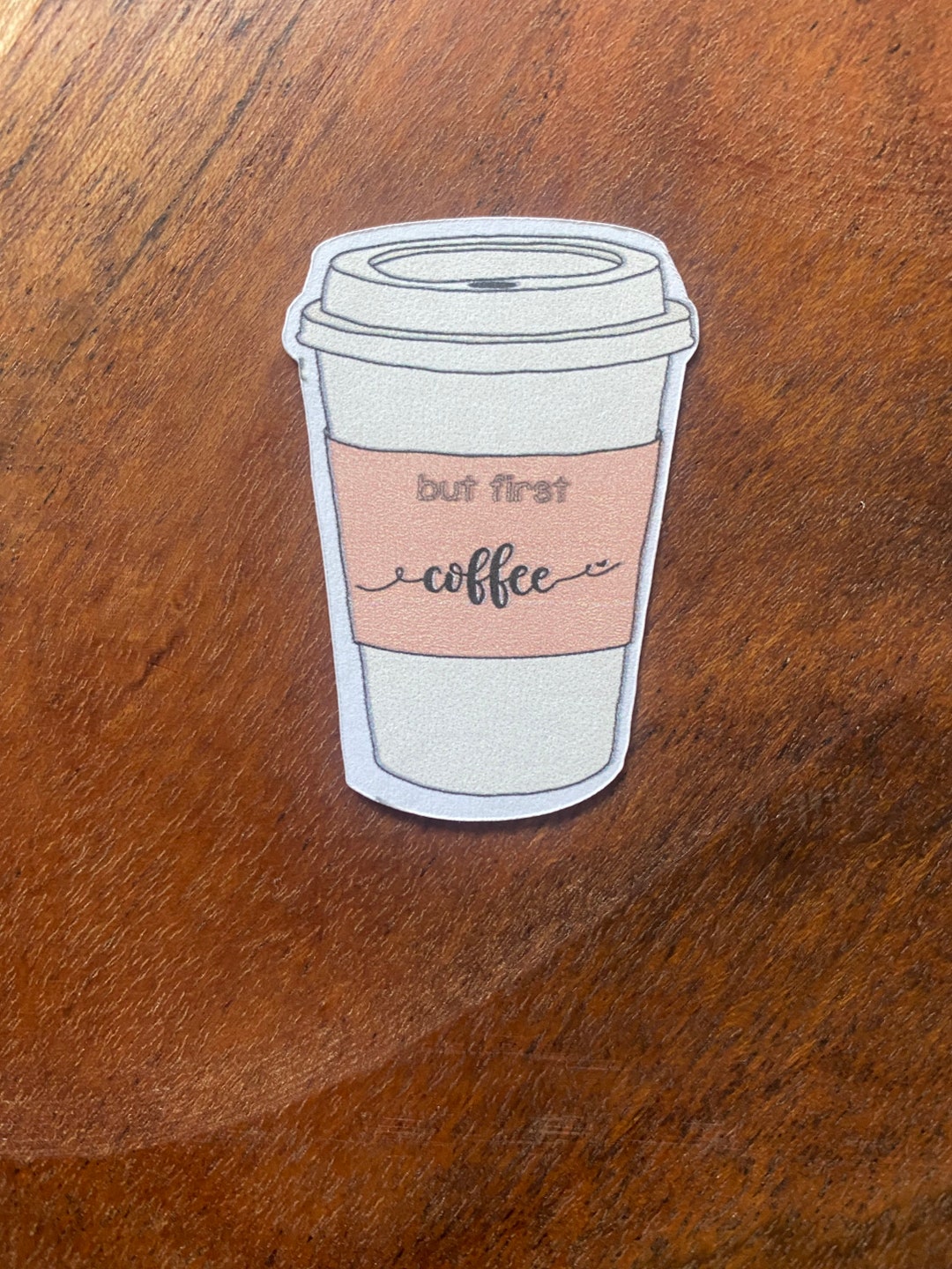 Hot but First Coffee Sticker - Etsy