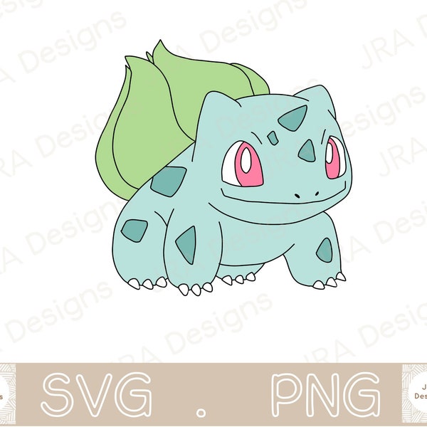 Bulbasaur Svg - Etsy