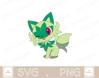 Sprigatito Png - Etsy