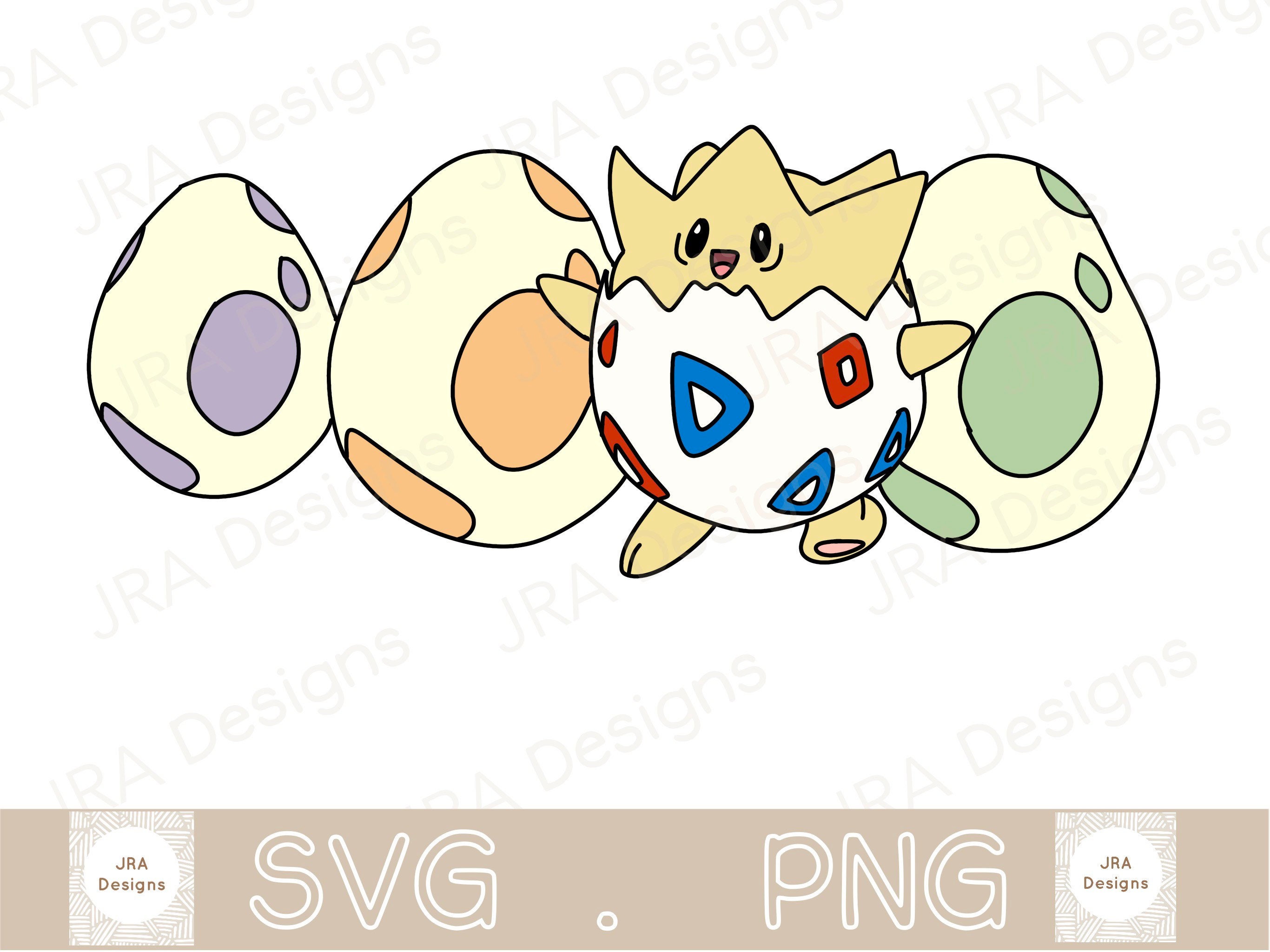 Togepi SVG & PNG Pokemon SVG Cricut Cut File | Etsy