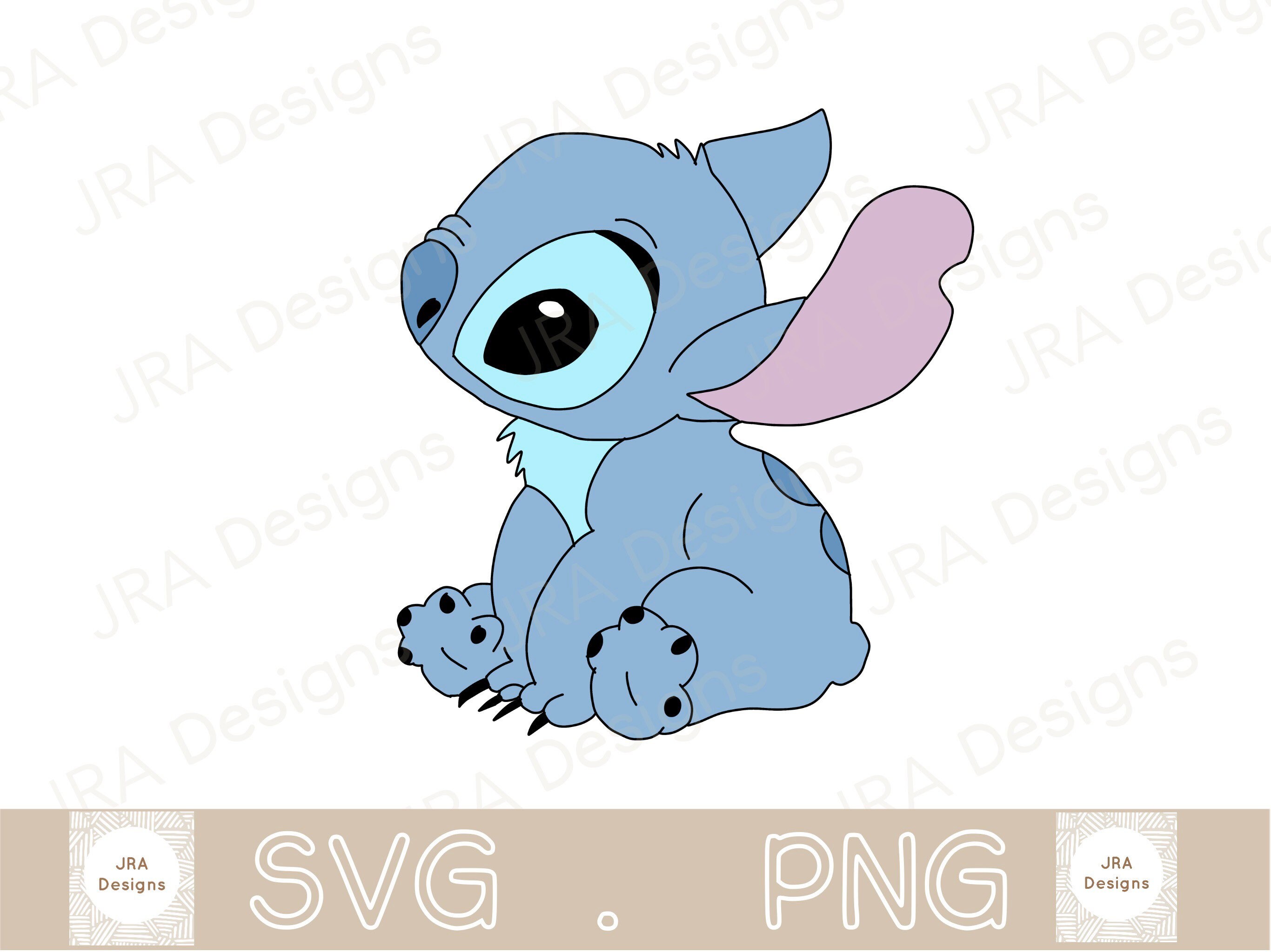 Stitch 2 SVG & PNG Cricut Cut File | Etsy