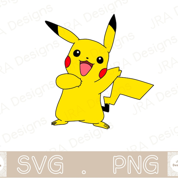 Pikachu Svg Layered - Etsy