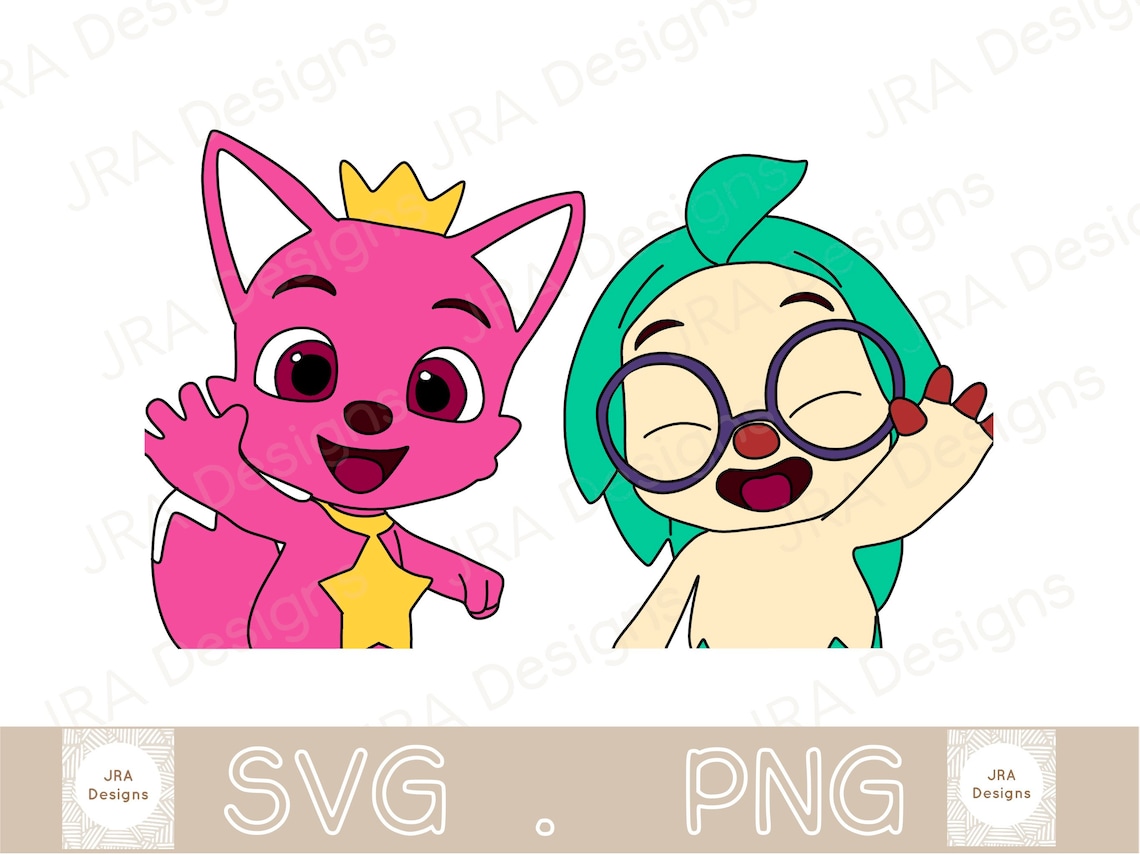 Pinkfong et Hogi SVG & PNG Pinkfong SVG Fichier de coupe | Etsy Canada