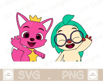 Pinkfong SVG & PNG Pinkfong SVG Archivo de corte Cricut | Etsy México