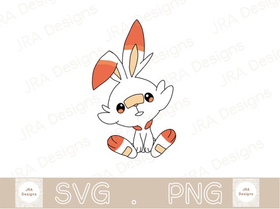 Scor Bunny SVG & PNG Pokemon SVG Cricut Cut File | Etsy Denmark