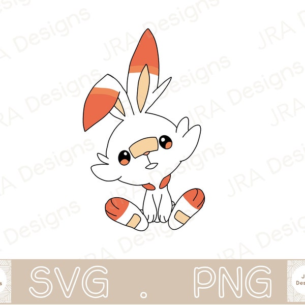 Scorbunny Svg - Etsy