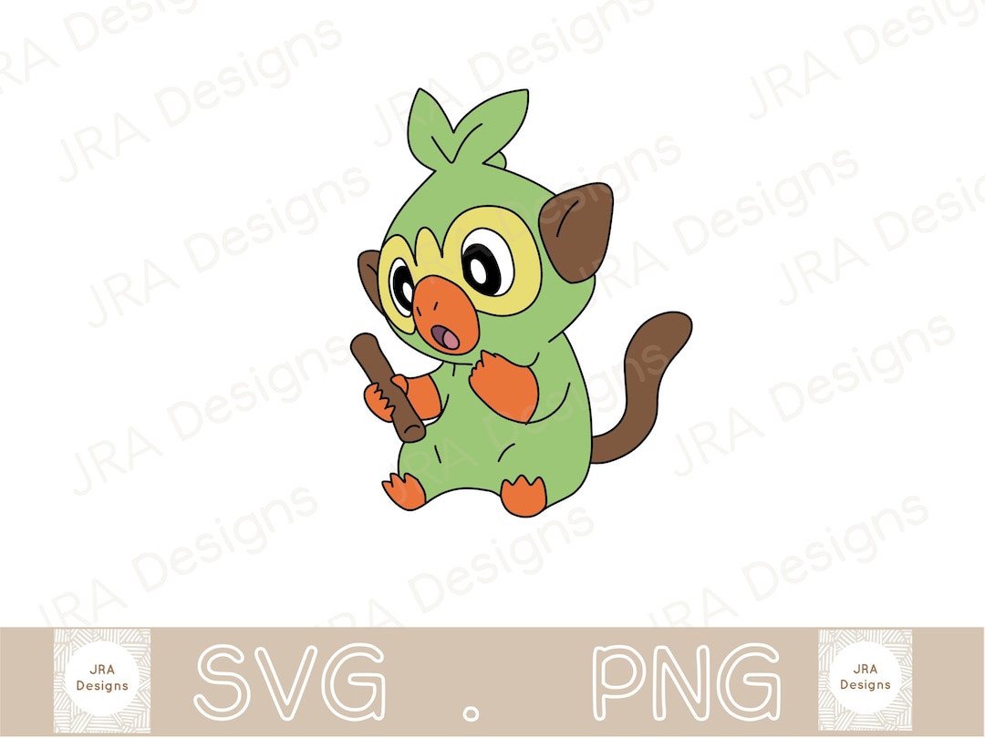 Grookey SVG & PNG, Pokemon SVG - Cricut Cut File - Etsy