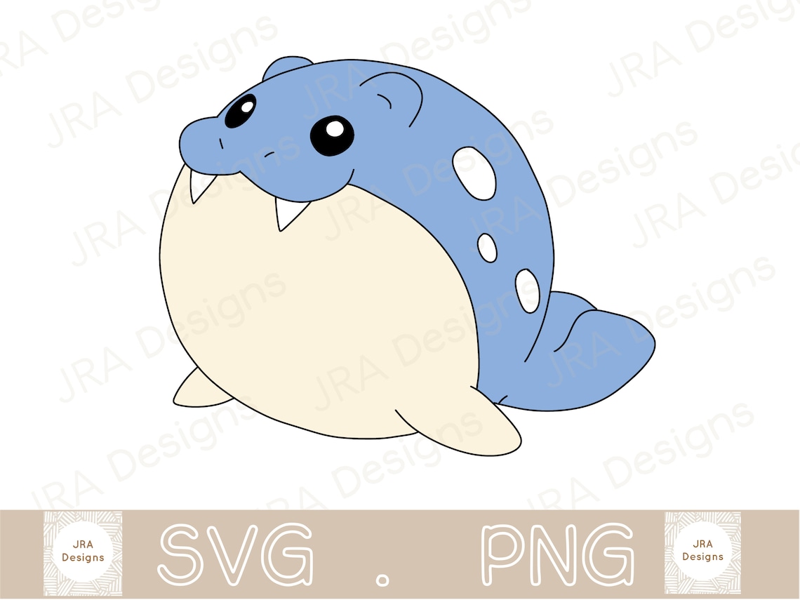 Spheal SVG & PNG Pokemon SVG Cricut Cut File - Etsy UK
