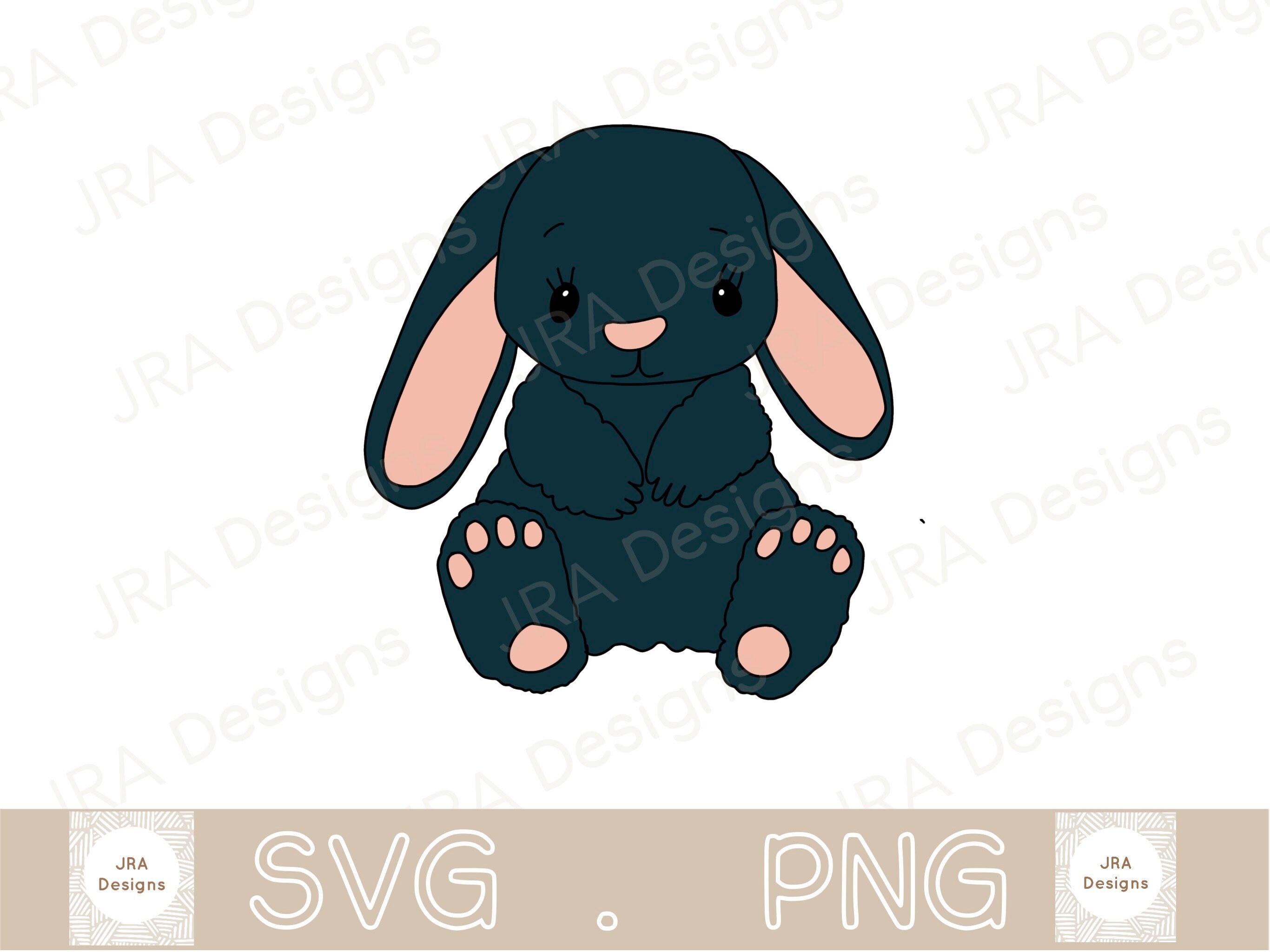 Bunny SVG & PNG - Cricut Cut File - Etsy