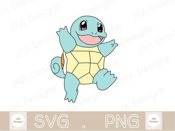 Squirtle SVG & PNG Pokemon SVG Cricut Cut File - Etsy Finland