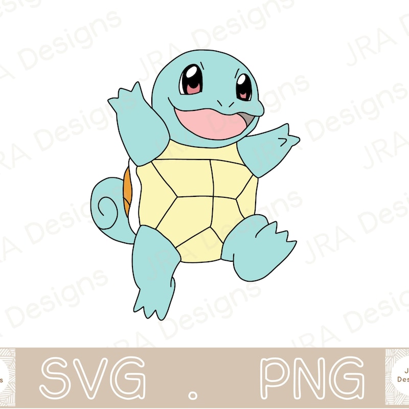 Squirtle Svg - Etsy