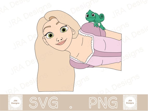 Tangled SVG & PNG Cricut Cut File | Etsy