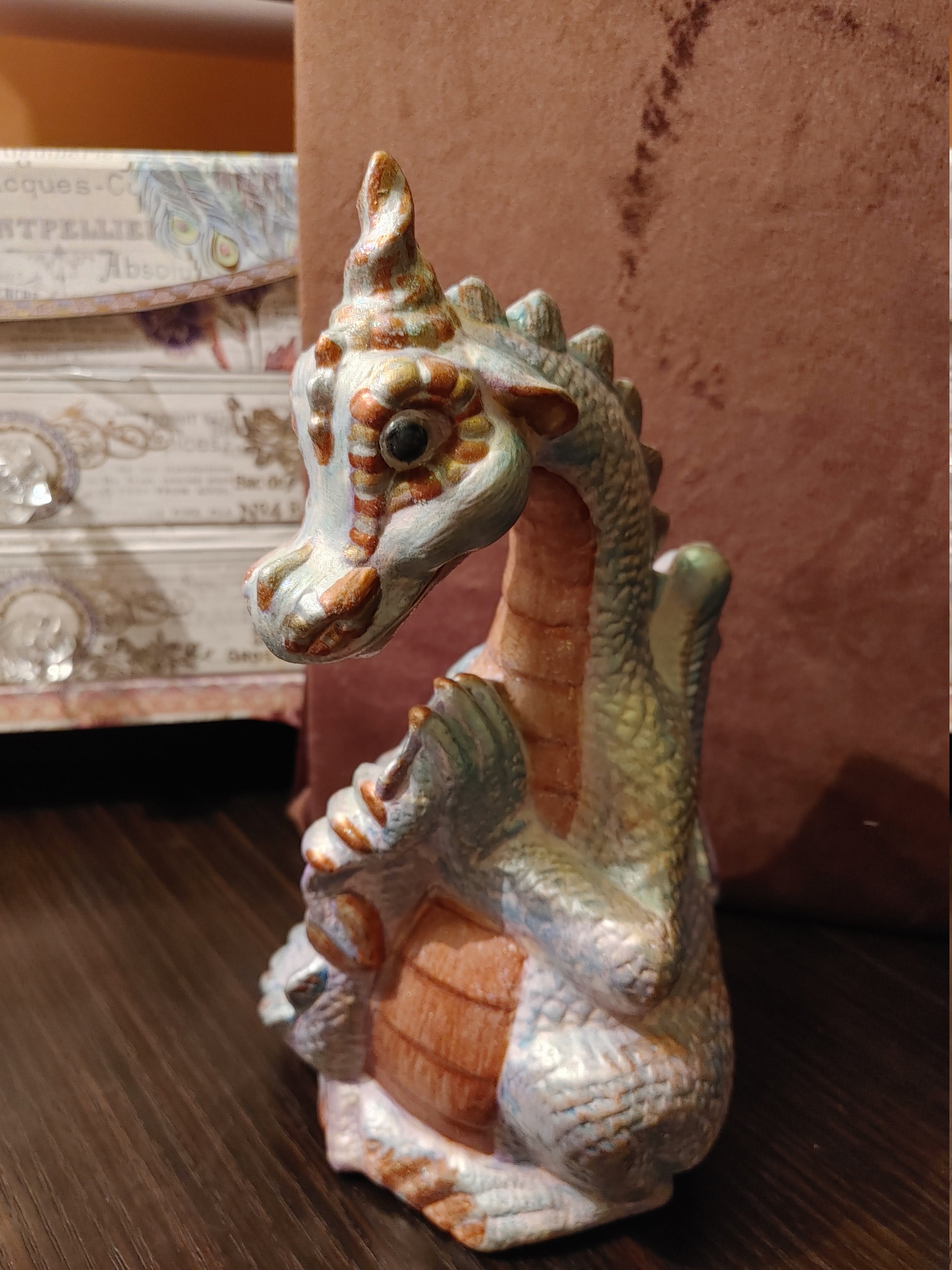 Hand Painted Ceramic Dragon Unicorn - Etsy