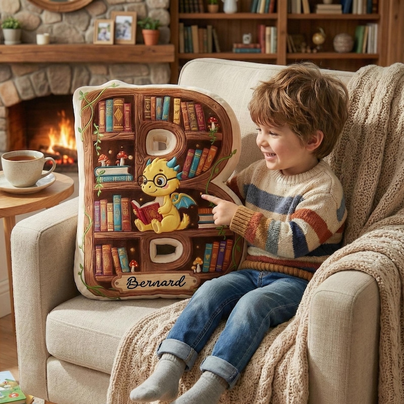 Letter Pillow Dragon - Etsy