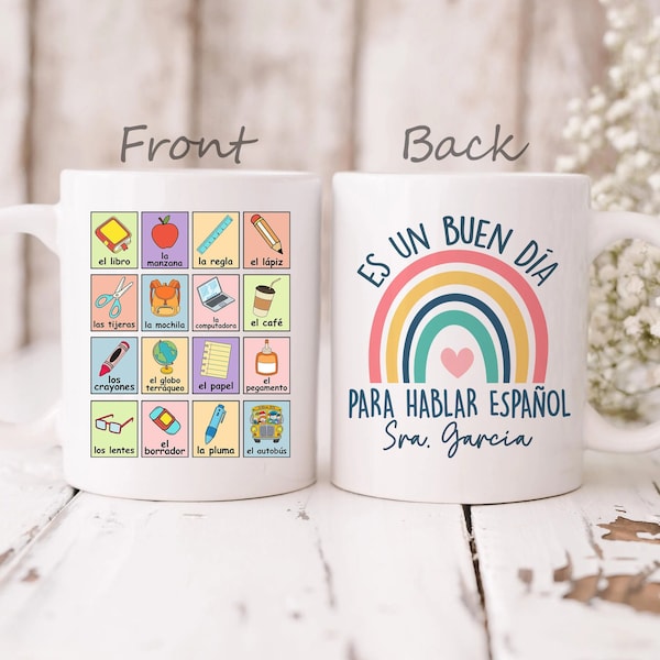 Spanish Teacher Mug - Etsy
