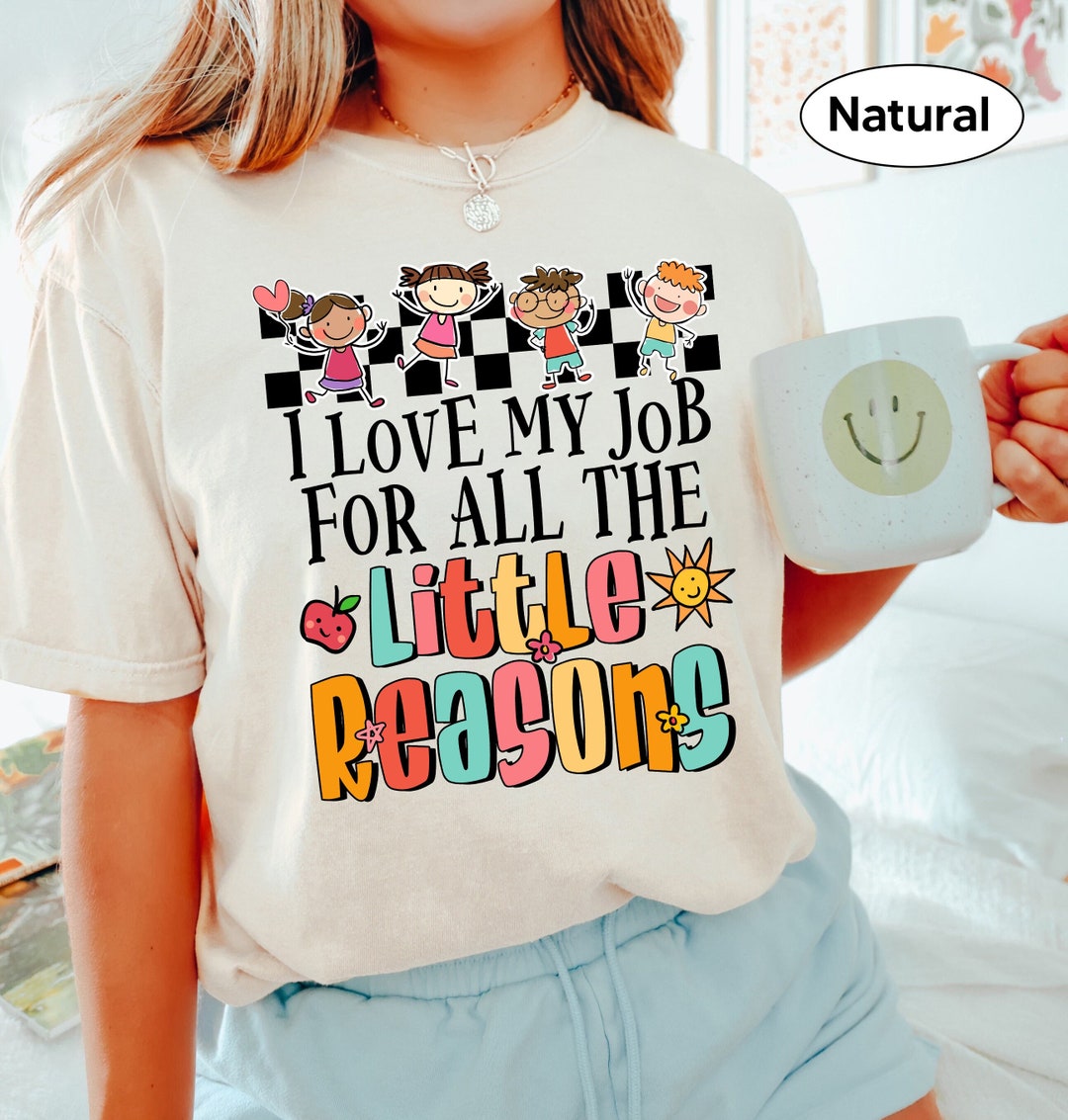 Teacher Shirt, Teacher Appreciation Shirt, I Love My Job for Little ...