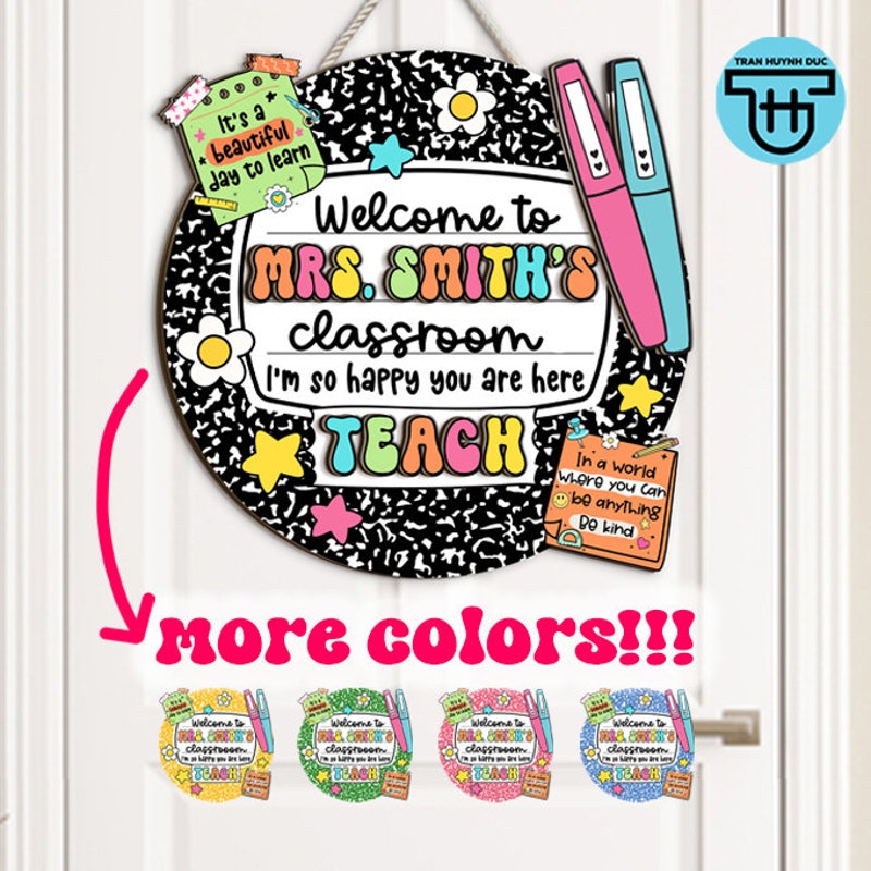 Teacher Door Wreath - Etsy