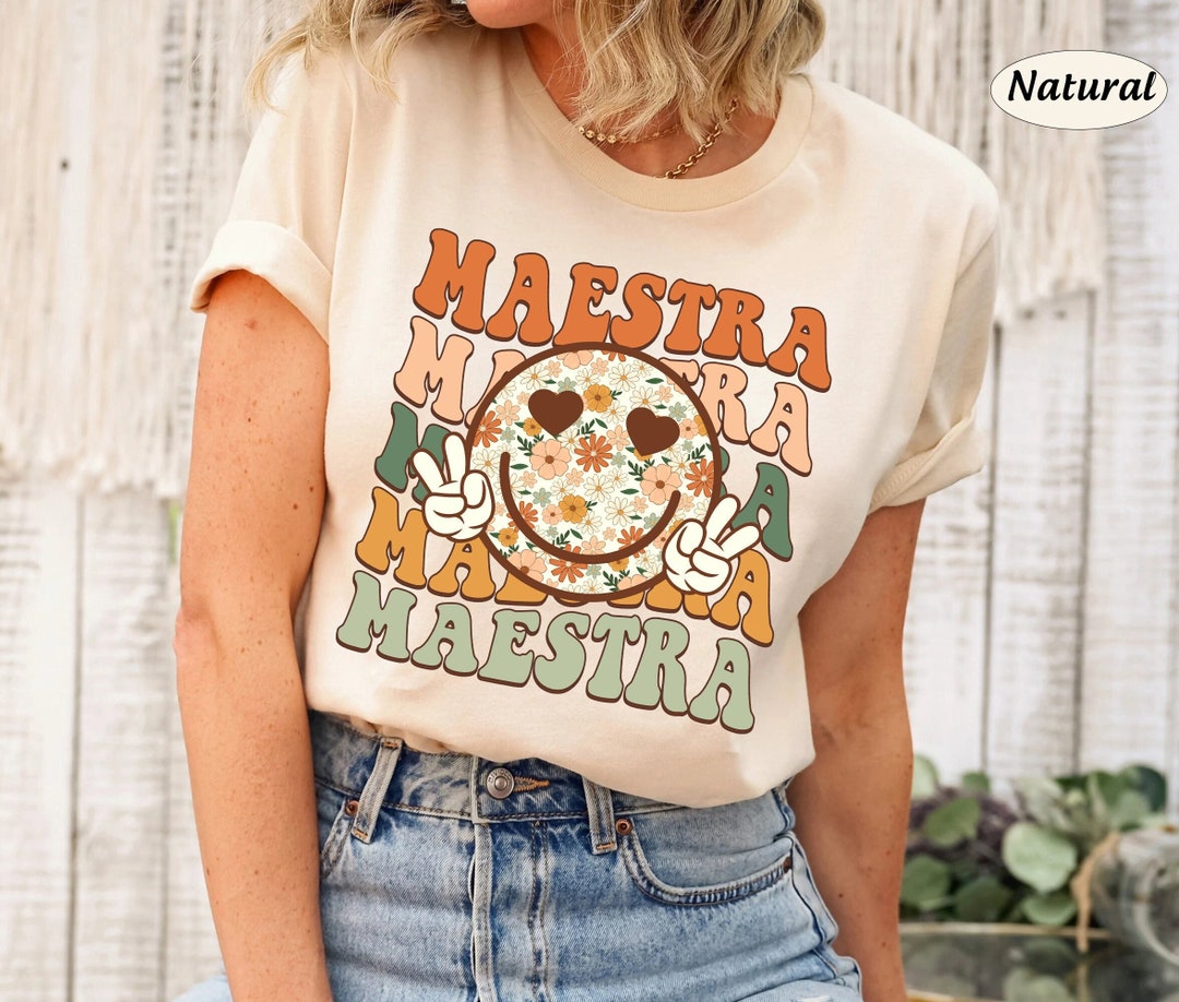 Teacher Shirt Maestra Shirt Spanish Teacher Sweatshirt Etsy