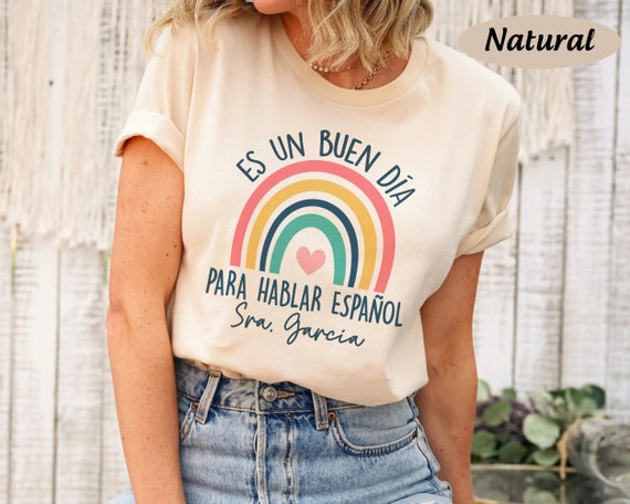 Maestra Rainbow Shirt Maestra Shirt Spanish Teacher Shirt Etsy