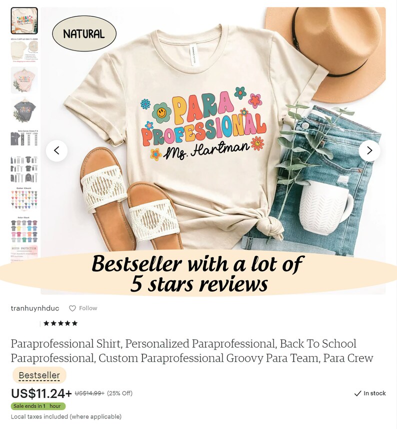 Paraprofessional Shirt Personalized Paraprofessional Back to - Etsy