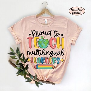 Teacher Shirt, ESL Teacher Shirt, Multilingual Teacher Shirt, English ...
