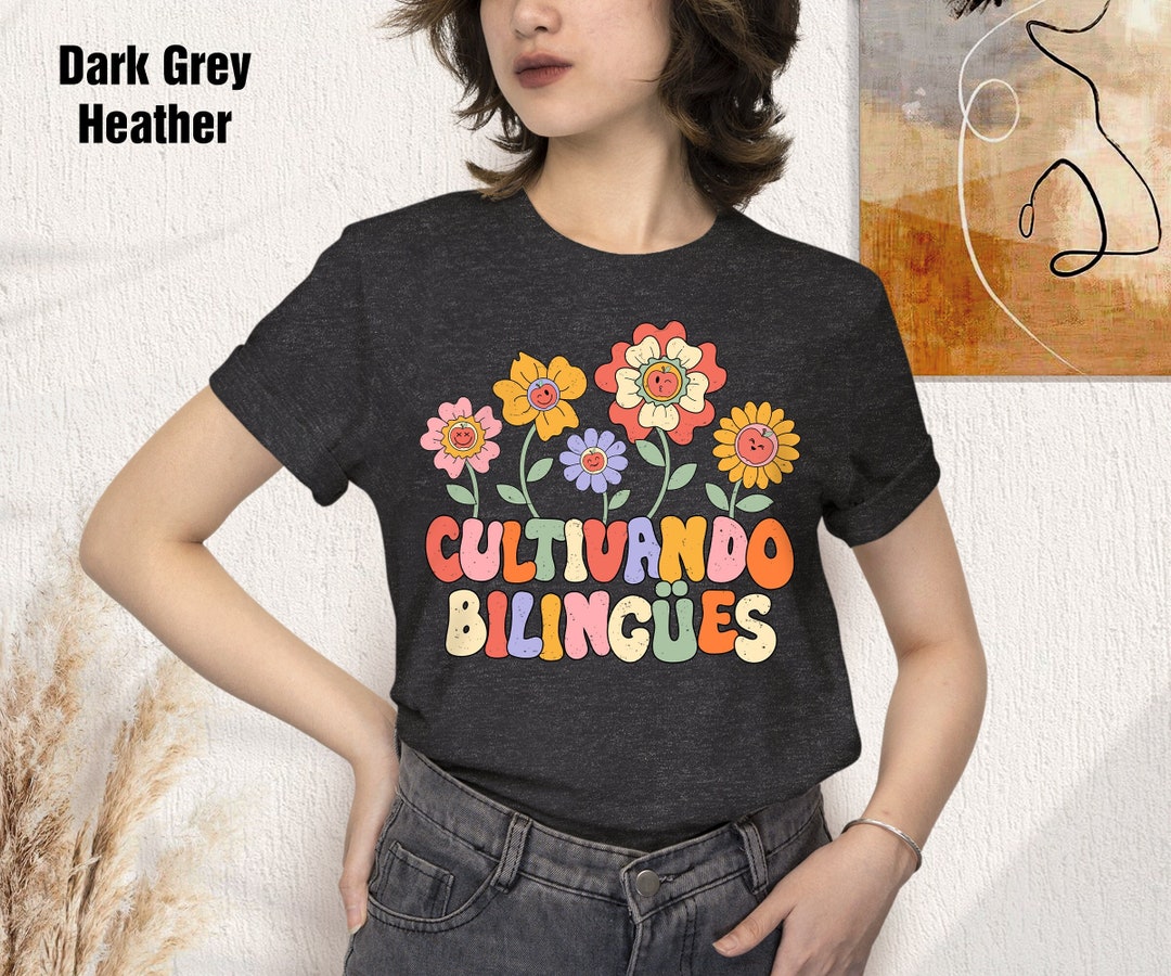 Maestra Shirt, Cultivando Bilingues Shirt, Spanish Teacher Sweatshirt ...