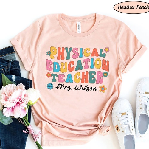 Physical Education T-shirt Back to School PE Teacher Gym - Etsy