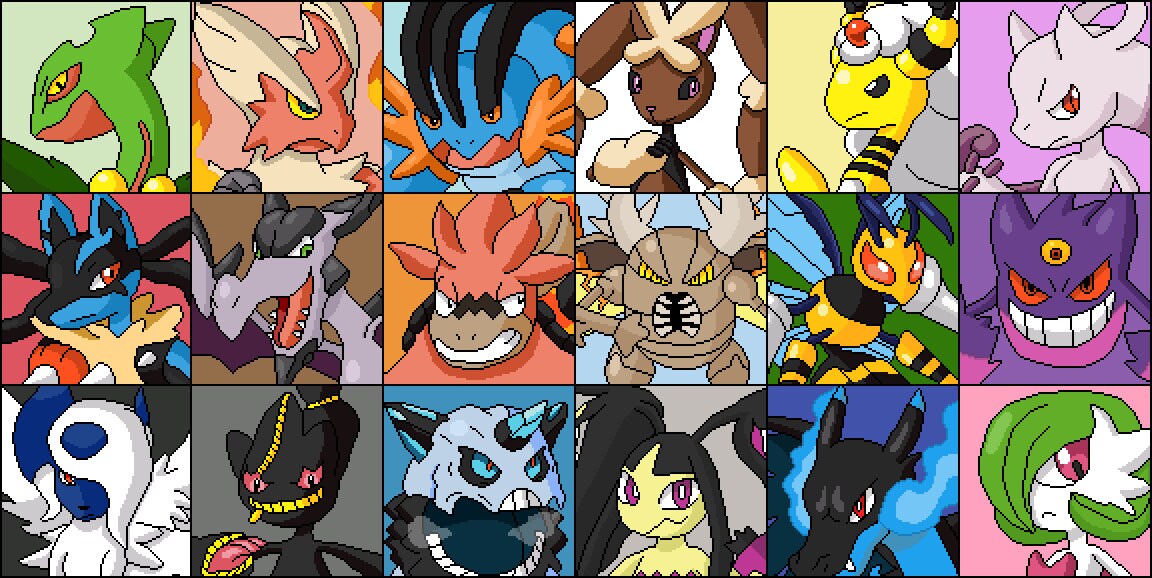 Pokemon and Fakemon Portraits - Etsy Ireland