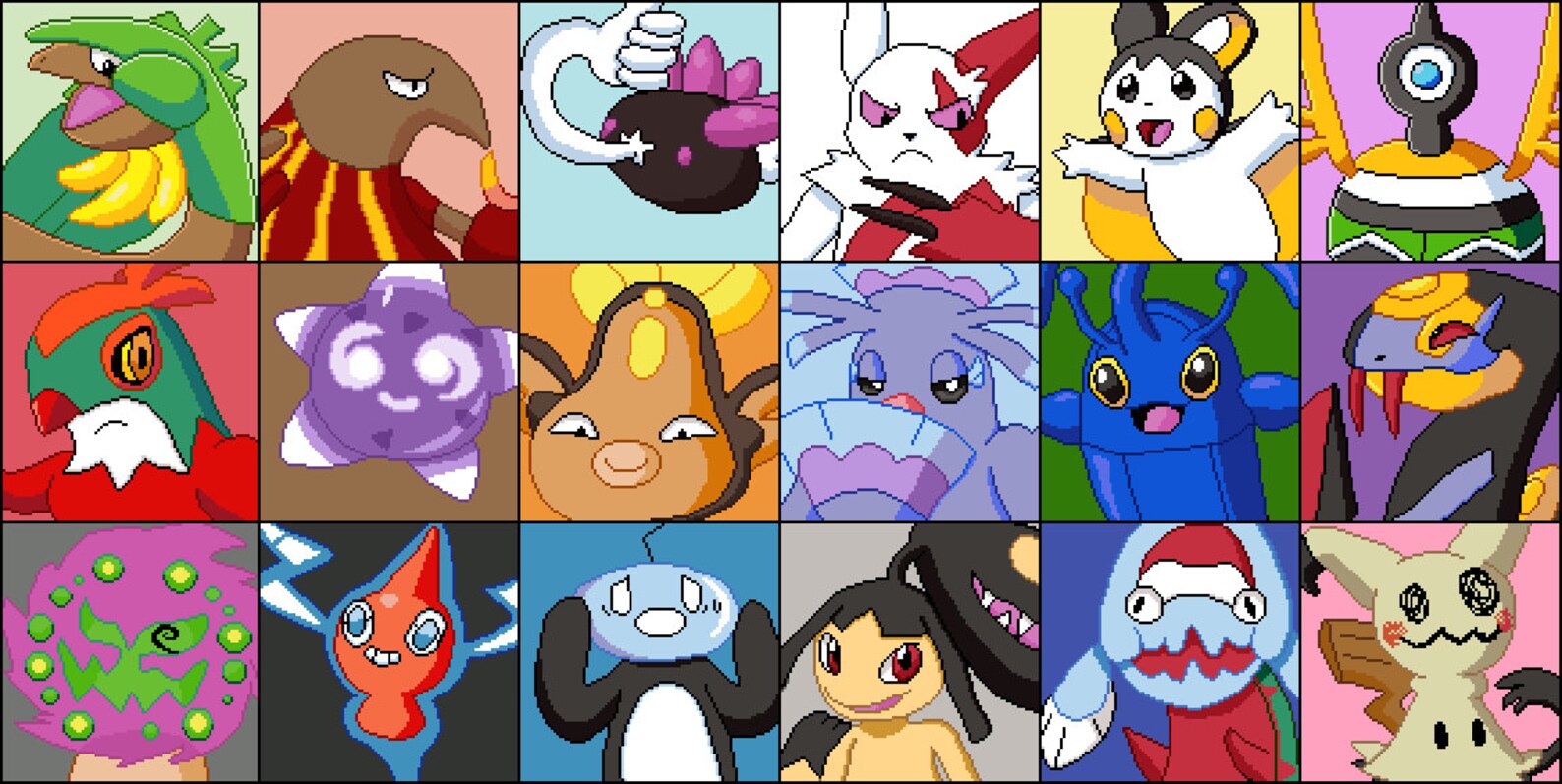 Pokemon and Fakemon Portraits - Etsy Ireland