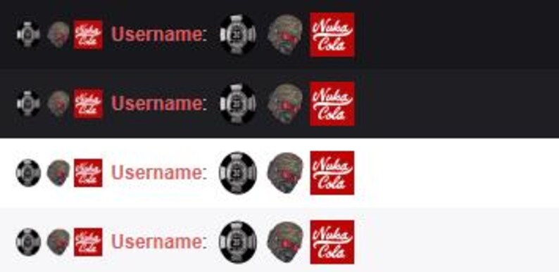 Fallout Emotes and Badges Bundle - Etsy