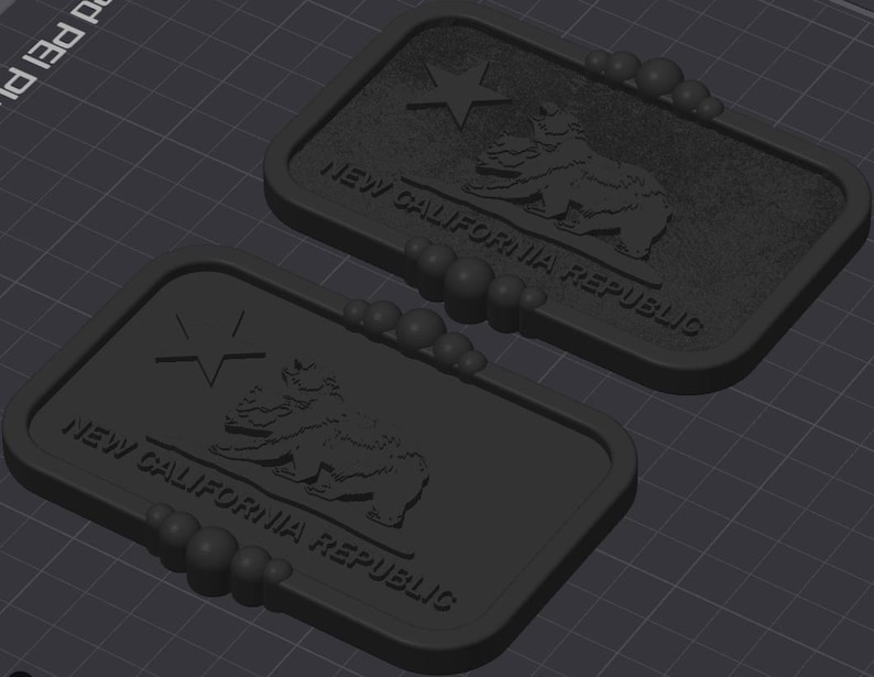 Fallout: New Vegas NCR Ranger Belt Buckle - 3D Printable STL Files - Etsy