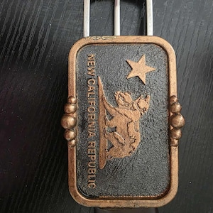 Fallout: New Vegas NCR Ranger Belt Buckle - 3D Printable STL Files - Etsy