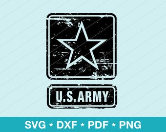 Distressed Army Svg | Etsy