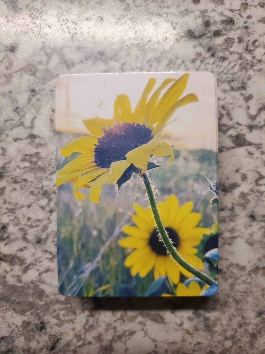 Deck of Cards, Floral Deck of Cards, Sunflower Deck of Cards, Playing ...