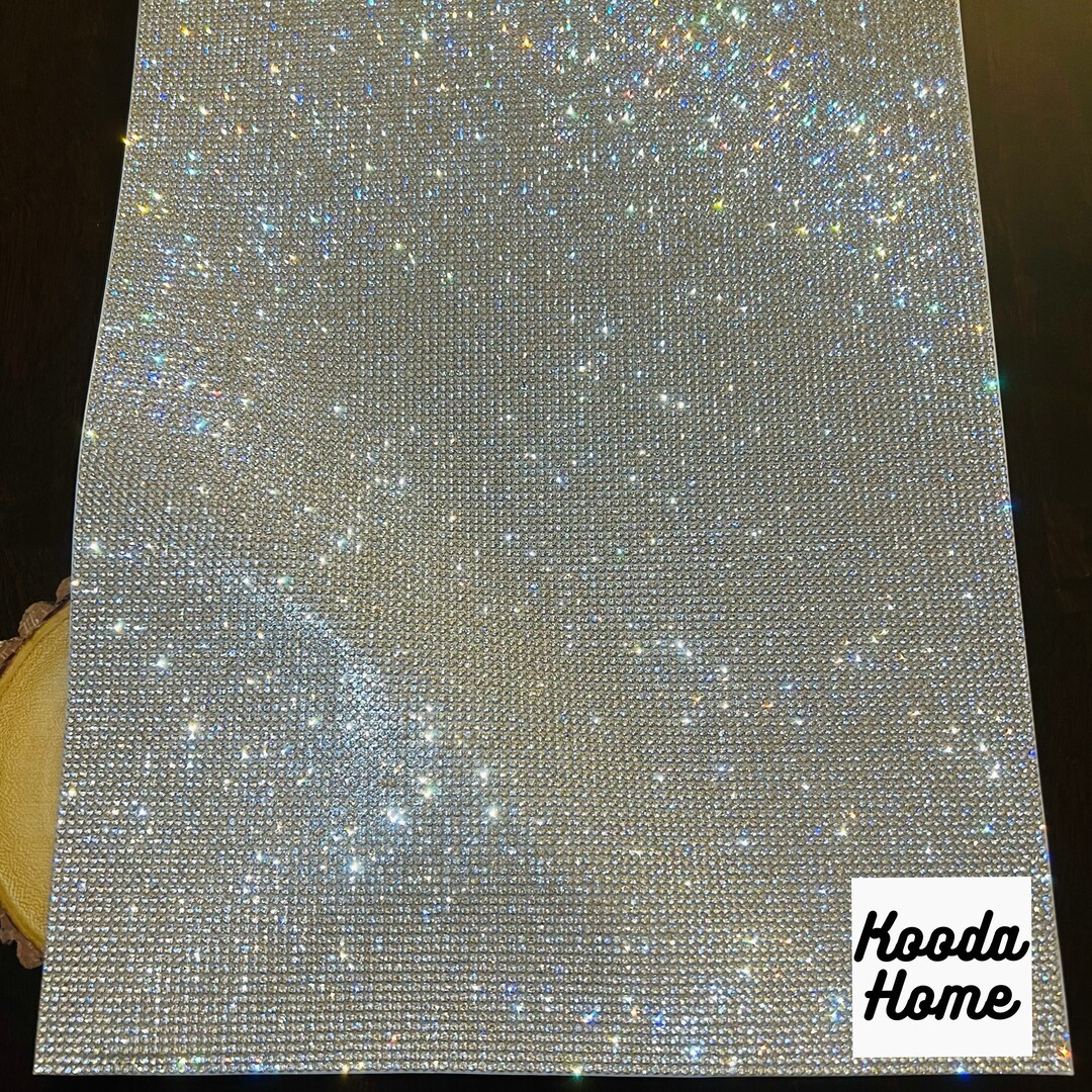 Rhinestone Self-adhesive Sheet Sticker 15.75x9.45 Bling Crystal DIY ...