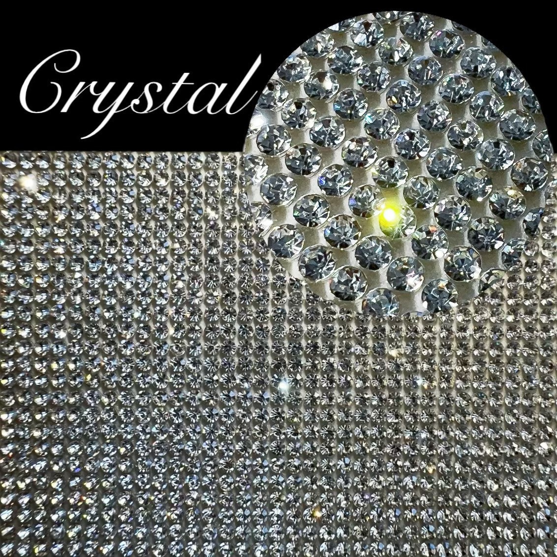 Rhinestone Self-adhesive Sheet Sticker 15.75x9.45 Bling Crystal DIY ...